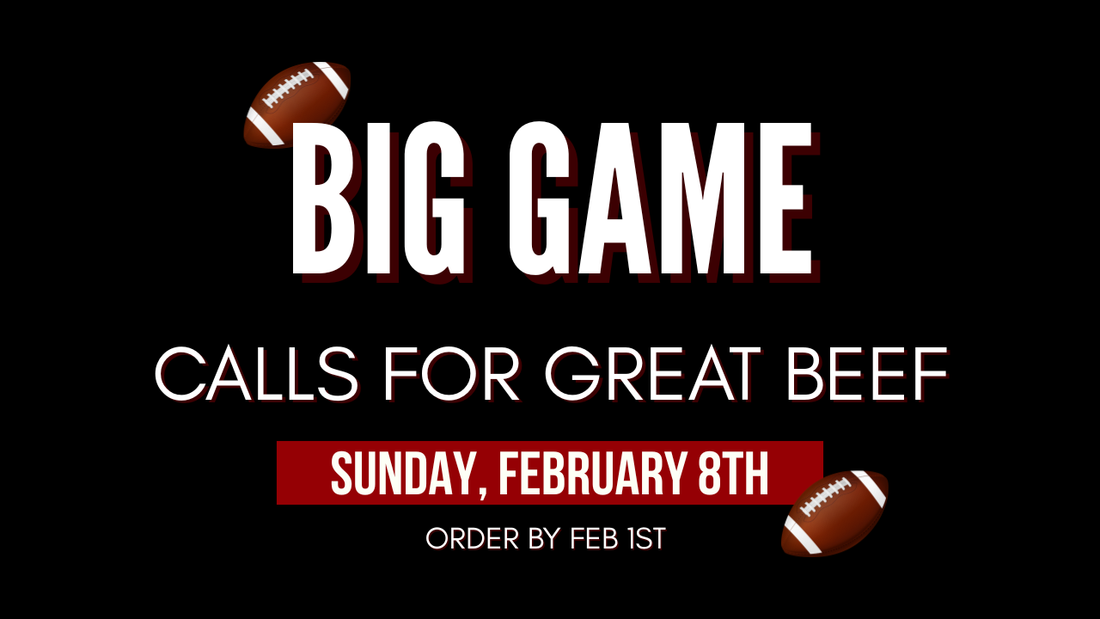 Great Beef for the Big Football Game – Oak Barn Beef