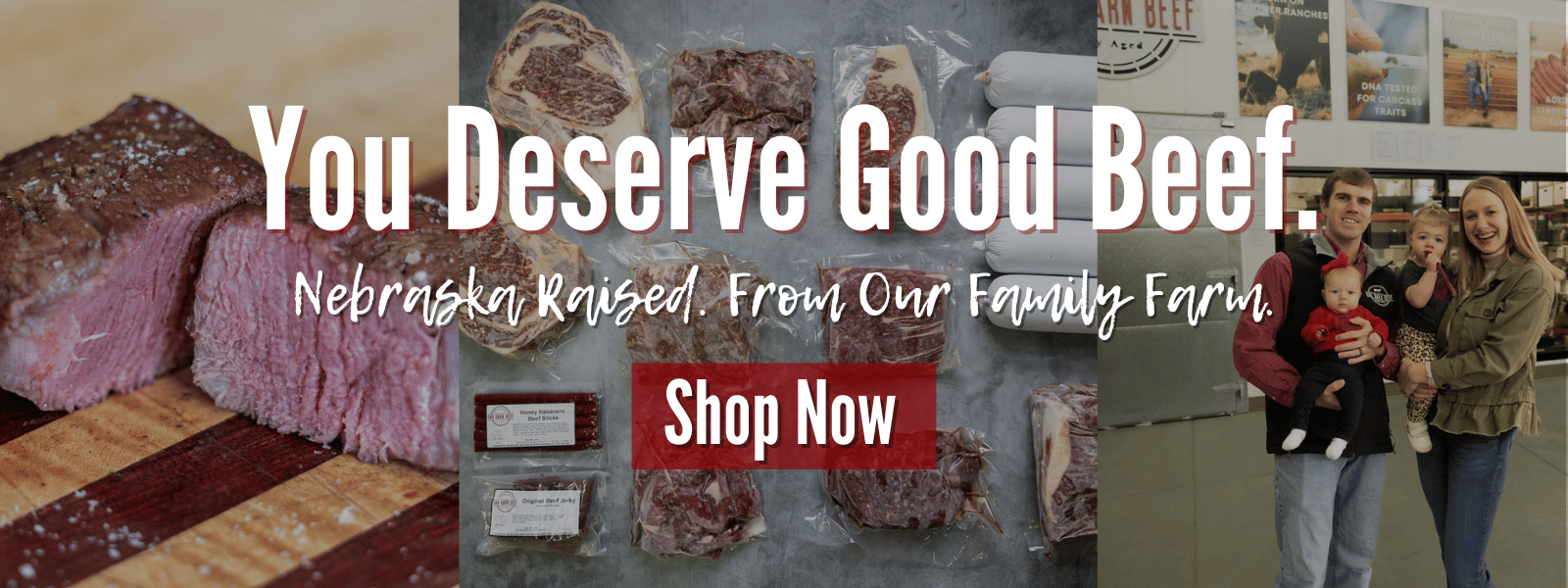 Oak Barn Beef | Nebraska Raised & Dry Aged Beef from our Family Farm