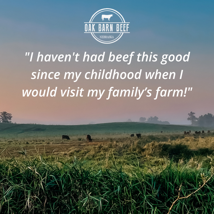 Oak Barn Beef | Nebraska Raised & Dry Aged Beef from our Family Farm